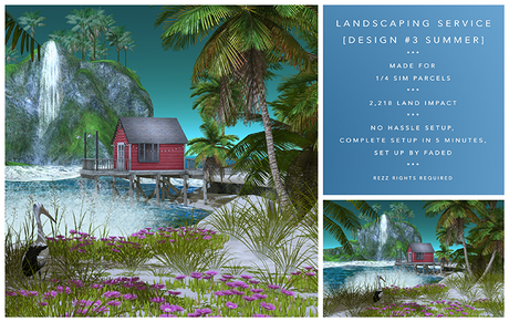 Second Life Marketplace - [F] Landscape 3 - Tropical Beach - SUMMER (1/ ...